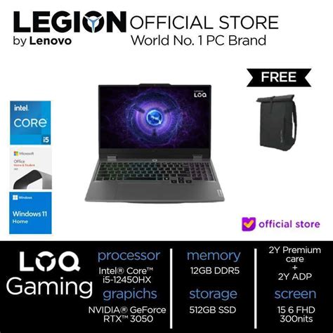 Jual Lenovo Loq Jid Intel I Hx Gb Gb Rtx Gb Win Ohs Di Seller Sinar