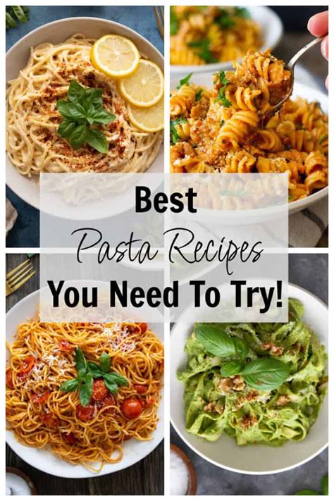 Our Best Pasta Recipes • Unicorns In The Kitchen