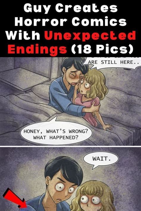Guy Creates Horror Comics With Unexpected Endings 18 Pics Horror