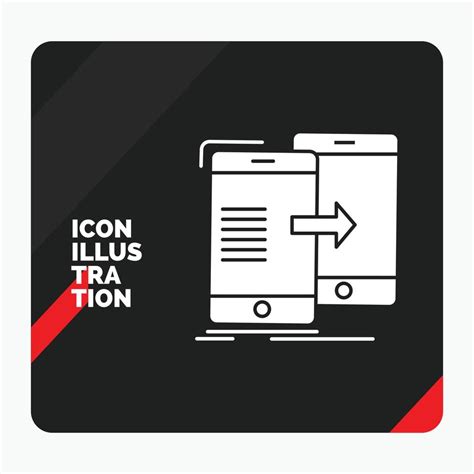 Red And Black Creative Presentation Background For Data Sharing Sync