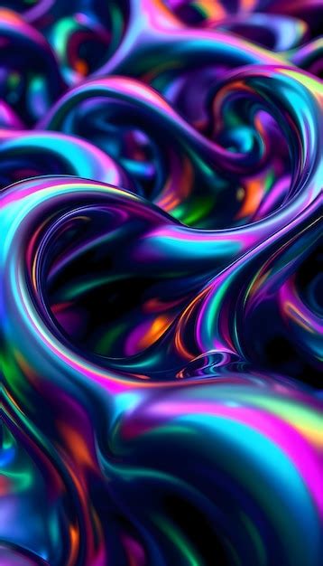 Liquid Prism Wallpaper Ai Generated Image