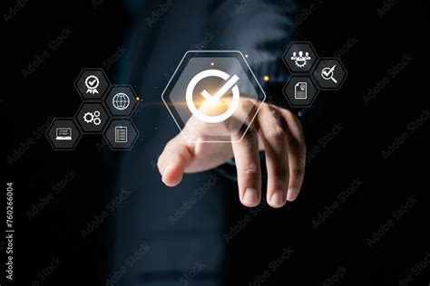 Iso Certification And Standardization Process Concept Certificate