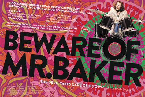 Documentary About Cream Drummer Ginger Baker To Be Released In Cinemas