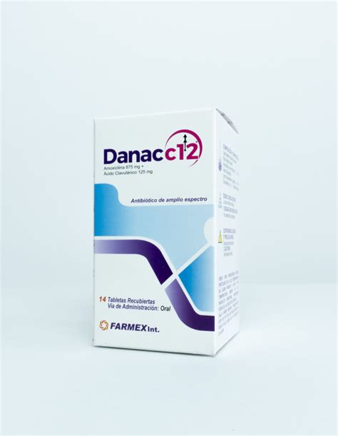 Danac C12 Tabletas Farmex Int Farmaceutica Con Mas De 20 Años En El Mercado