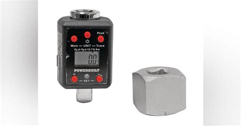Powerbuilt Digital Torque Adapter Vehicle Service Pros