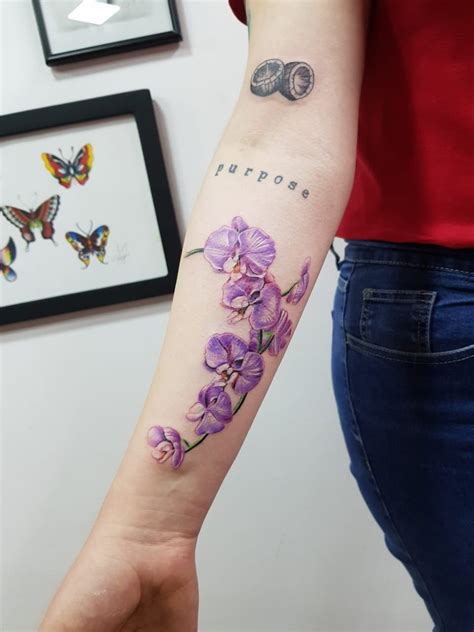 Orchid Tattoo Tatuaje De Orquideas Orchid Tattoo Flower Tattoo