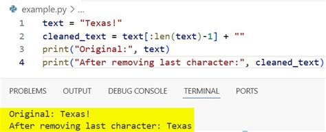 Remove Last Character From String In Python