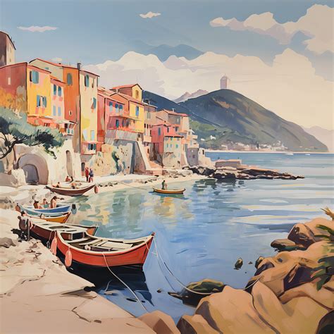 Download Ai Generated Boats Sea Royalty Free Stock Illustration