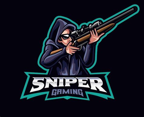 Premium Vector Sniper Mascot Logo Design