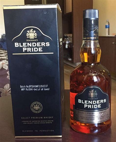 Seagram S Blenders Pride Classic Premium Whisky At Helen Byrne Blog