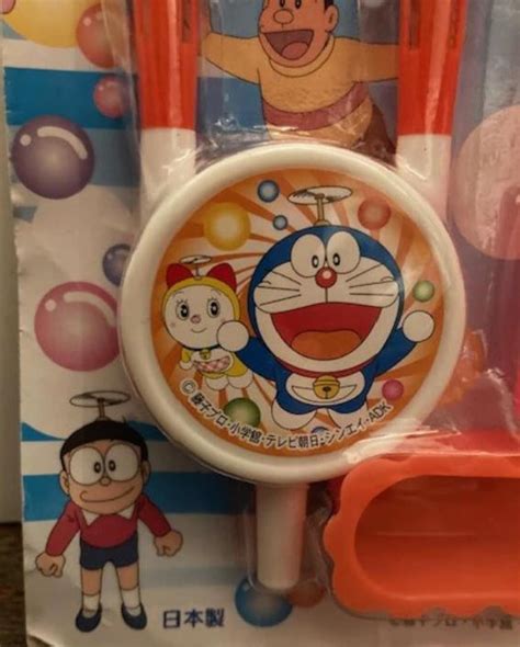Doraemon Vintage 90s Soap Bubble Set Japanese Anime Manga Magic Robot