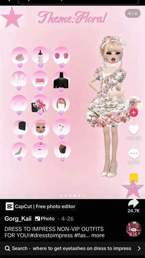 Floral Dti Dress To Impress Vip Dress Dress