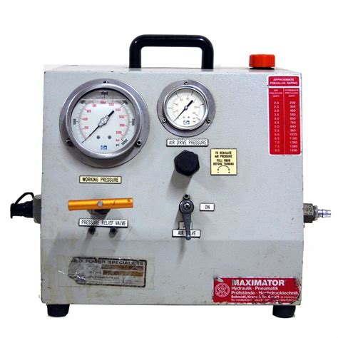Grey And Red Analog Maximator Pressure Testing Unit At ₹ 80000piece In