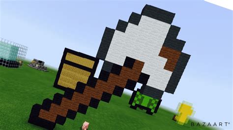 How To Build A Axe In Minecraft Youtube