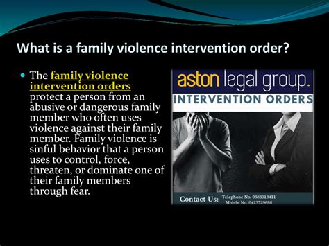 Ppt What Is An Intervention Order Powerpoint Presentation Free