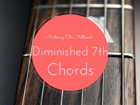Diminished 7th Learn Jazz Standards