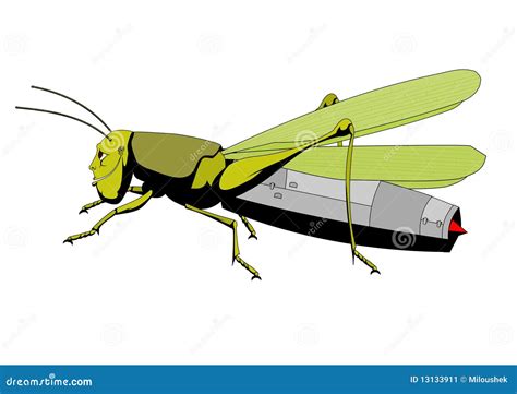 Grasshopper Jet Engine Stock Vector Illustration Of Engine 13133911