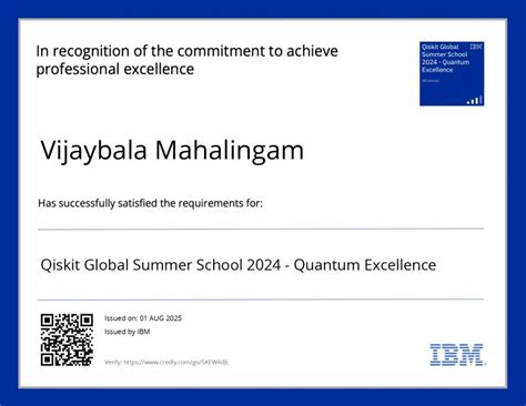 Vijay Bala Mahalingam On Linkedin Ibm Qiskit Quantumcomputing
