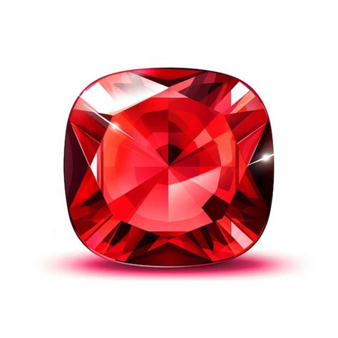 Premium Ai Image Red And Ruby Diamond Big And Beautiful Jewel