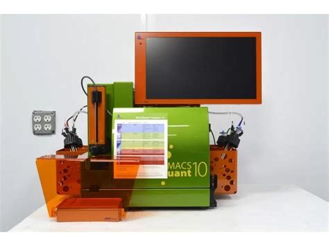 Miltenyi Macsquant Analyzer 10 Flow Cytometer 3 Lasers 8 Colors 10 Detectors W Buffer Supply