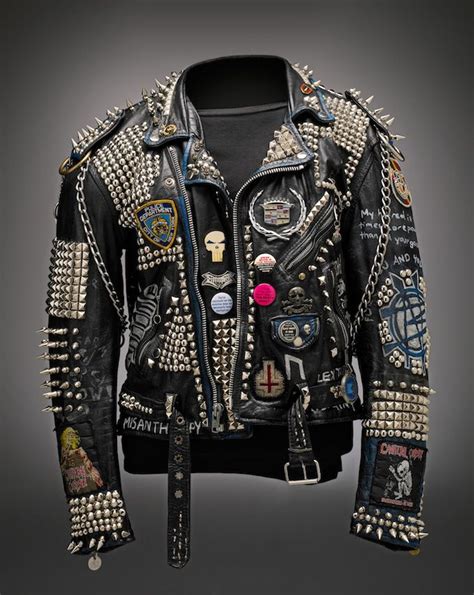 Honeymoon Punk Jackets Punk Leather Jacket Leather Jacket Black