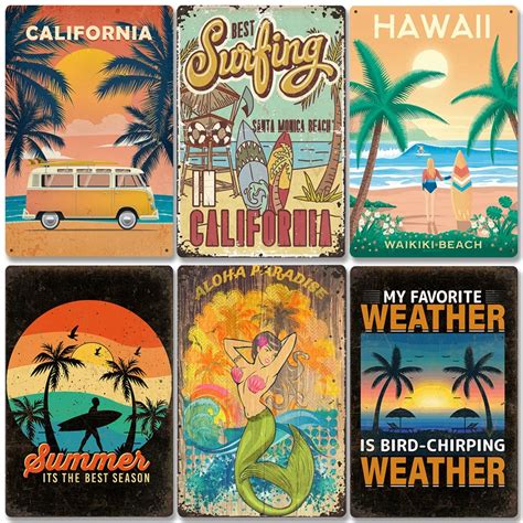 Vintage Beach Party Flyer