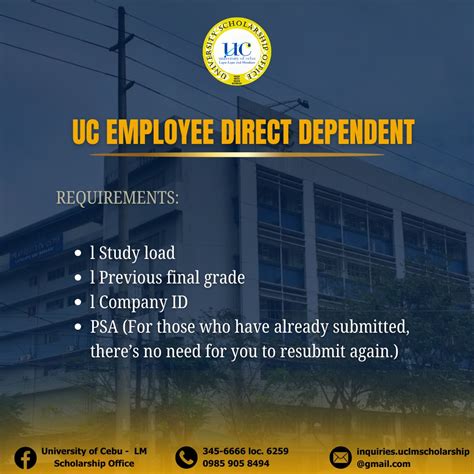 University Of University Of Cebu Lm Scholarship Office