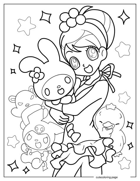 My Melody Coloring Pages24 Free Printable Coloring Pages Cute