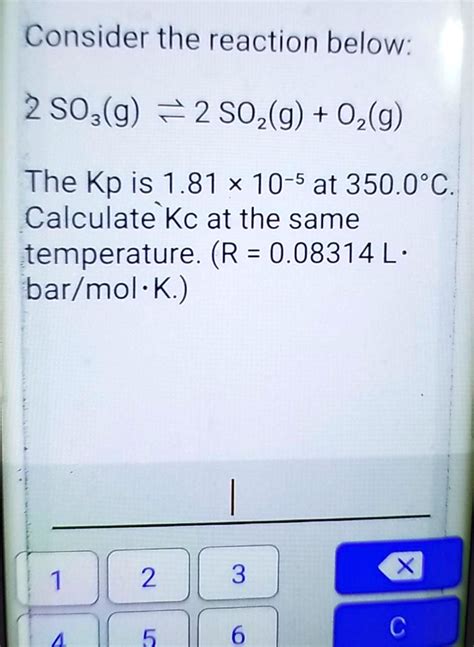 solved consider the reaction below 2 so g 2 soz g 0z g the kp is