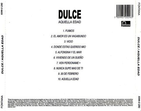 Cecilioperlan2 Dulce 1977 Aquella Edad