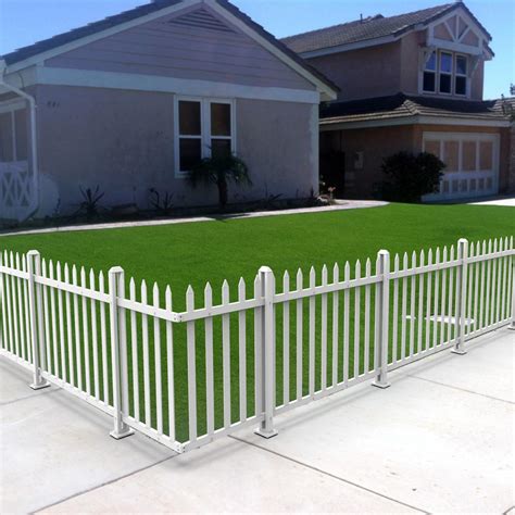 Eandk 10 Sets 36 H X 84 L Vinyl White Picket Fence Panels