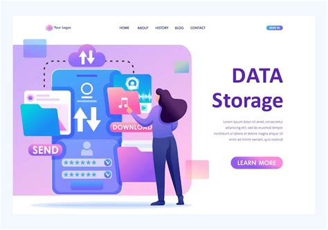 Flat Design Data Vectors And Illustrations For Free Download
