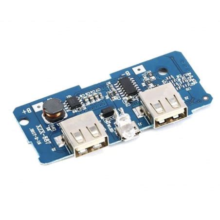 Dual Usb 3 7v To 5v 2a Mobile Power Bank Module