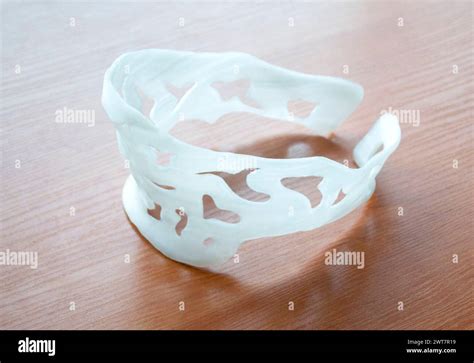 Neck Splint Corset Prosthesis Langet Printed On A 3d Printer From