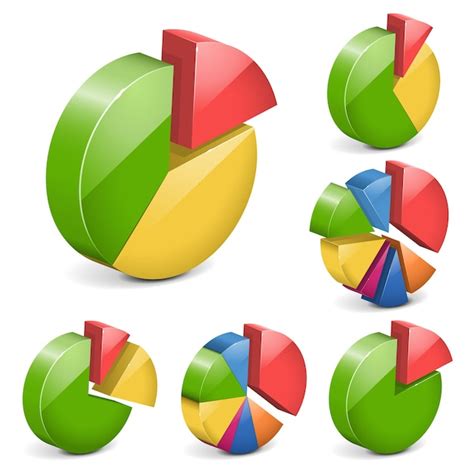 Premium Vector Vector Pie Charts
