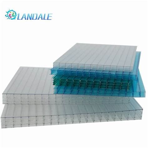 Four Layer Thickening Uv Plastic Sheets Greenhouse Plastic Hollow Sheet