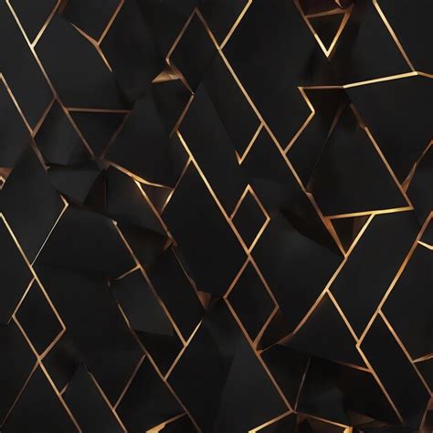 Premium Photo Abstract Black Geometric Background