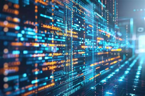 Premium Photo Big Data Visualization And Machine Learning Analysis In