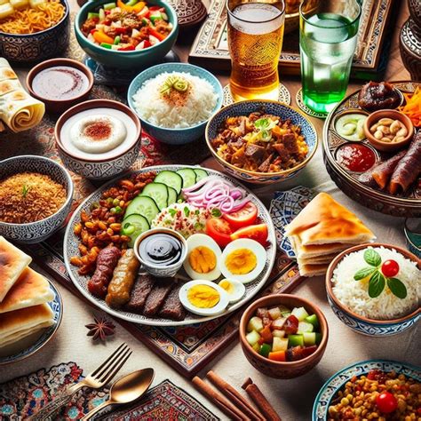 Premium Photo Ramadan Iftar With Date And Islamic Arabic Food