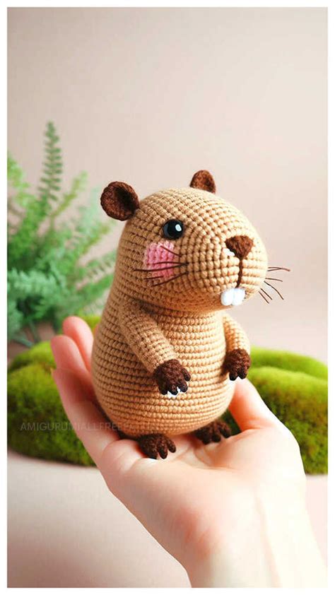 Crochet Capybara Amigurumi Free Pattern Free Amigurumi