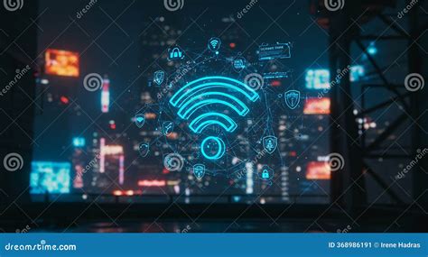 Illuminated Digital Data Visualization Showcasing Dynamic Trends And