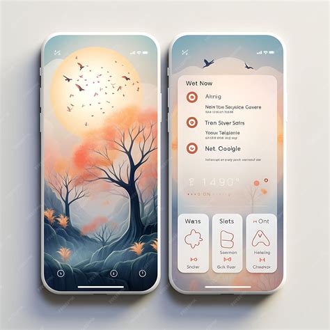 Premium Ai Image Mobile App Layout Design Of Mental Health Tracker