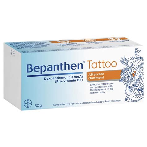 Buy Bepanthen Tattoo Aftercare Ointment 50g Online At Chemist Warehouse®