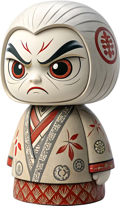 Ornamental Japanese Cabaret Doll Clipart With Yokai Essence 58054417 Png