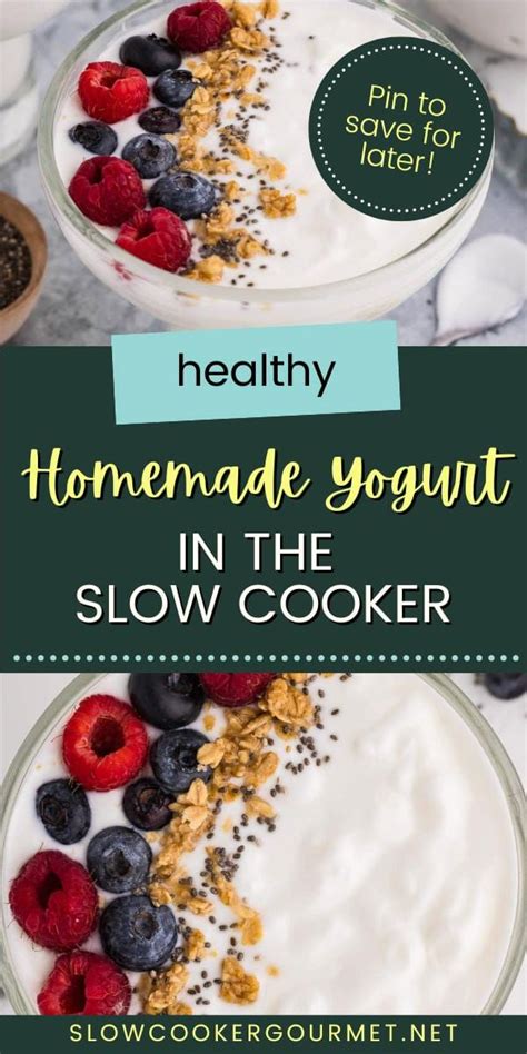 Homemade Yogurt In The Slow Cooker Slow Cooker Gourmet