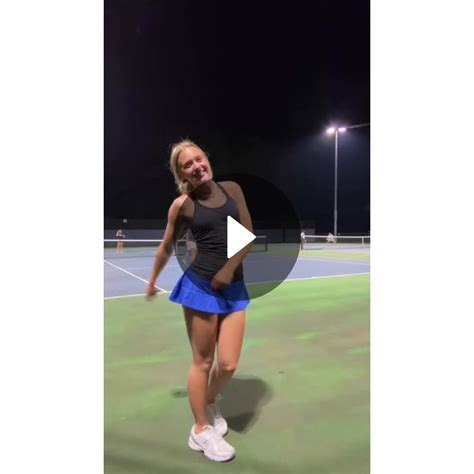 Tatum Bittick And Friends Dance On Tennis Court At Night Video By