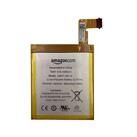 100 Original 890mah Battery For Amazon Kindle 4 5 6 D01100 515 1058 01