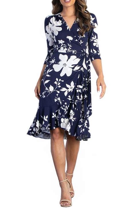 Womens Wrap Midi Dresses Nordstrom
