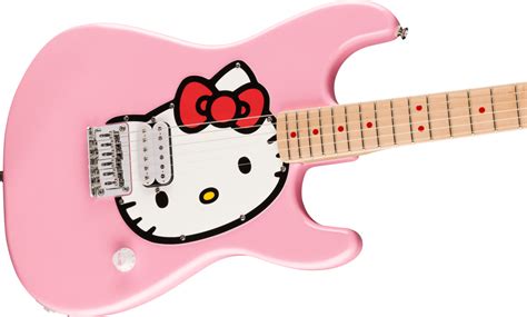 Fender Squierよりhello Kittyコラボレーション製品が登場 ギタセレ（guitar Selection）