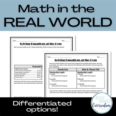 Solving Multi Step Equations Real World Application Classful
